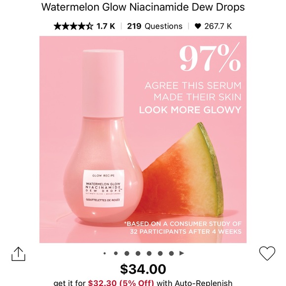 Glow Recipe | Makeup | Glow Recipe Watermelon Glow Dew Drops | Poshmark